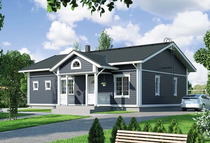 Prefabricated House 107 - Norges Hus prefab