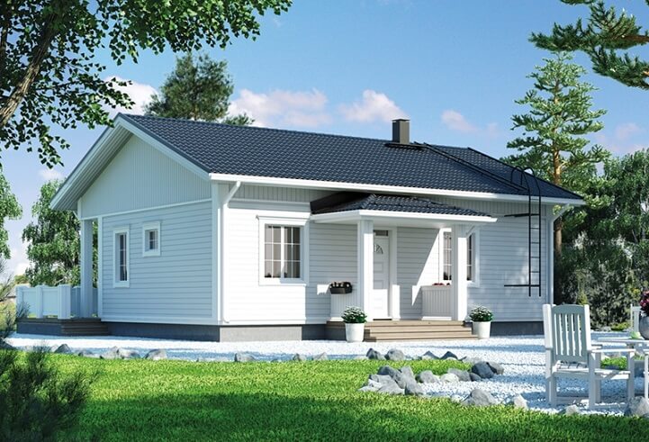 Prefabricated House 87 - NorgesHus prefab house